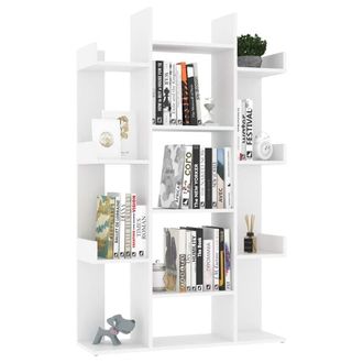 Generic B&uuml;cherregal mit 8 F&auml;chern, Standregal, Aktenregal, Wandregal, B&uuml;roregal, Regal, Mehrzweckregal, Dekoregal f&uuml;r Wohnzimmer/Schlafzimmer/B&uuml;ro, (86x25.5x1