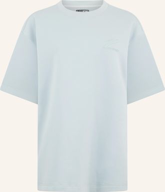 Plein Sport Plein Sport Kurzarm-Rundhals-T-Shirt Icon blau