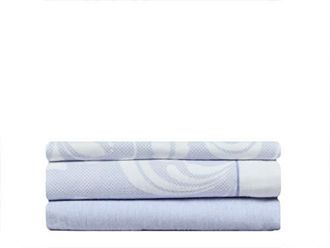 Mi Casa S.Flanela JANIN Bett 180 cm, Blau, 4 Stück