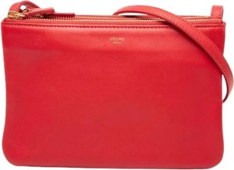 Celine Sac bandouli&egrave;re Trio Pre-owned - Femme - Pre-owned - Rouge - Taille: ONE Size