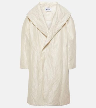 Maticevski Manteau Sparkling en coton mélangé