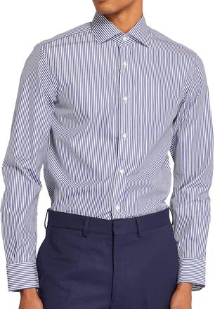 Ralph Lauren Purple Label Striped Aston Shirt Size 15