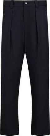 A.P.C. Pantalon droit en laine m&eacute;lang&eacute;e