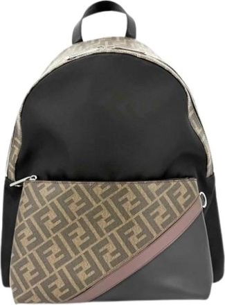 Fendi Pre-owned Zucca Backpack - Homme - Pre-owned - Brun - Taille: ONE Size