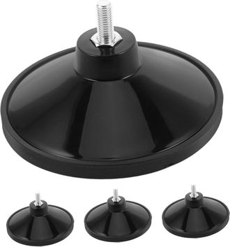 Artibetter 4 Stück Teiliges Verstellbare Kunststoff fußstützen für Tischfußball und Billardtische Höhenverstellbare Möbel nivellierfüße Gewinde für Stabilen Lang