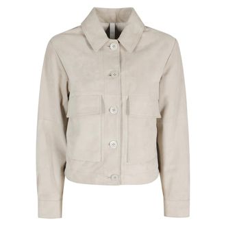 Duno Femme, Vestes, Beige, Taille: 36 FR Joan Volterra Jacket