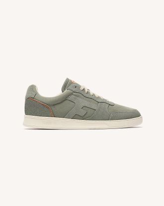 Faguo Baskets en toile kaki fonc&eacute;