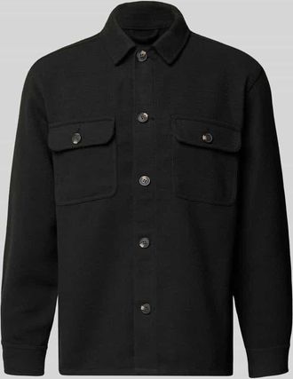 Jack & Jones Regular Fit Hemdjacke mit Brusttaschen Modell REGENT