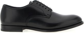 Doucal's Schwarze Kalbsleder-Oxford- und Derby-Schuhe