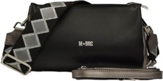 M*BRC M Brc Bandoulière Canne en Cuir Ligne Palmellato, gris, Taglia UniTaglia Unicaa