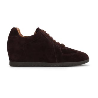 Kazar Femme, Chaussures, Brun, Taille: 35 EU Baskets en daim avec compens&eacute; cach&eacute;