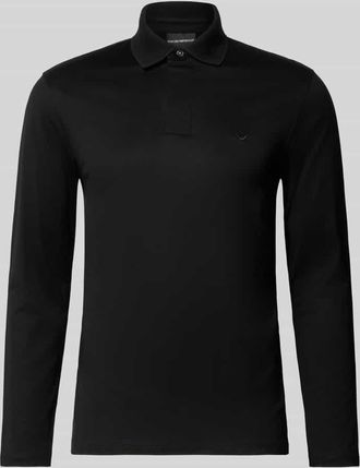 Emporio Armani Slim Fit Poloshirt aus Lyocell-Mix