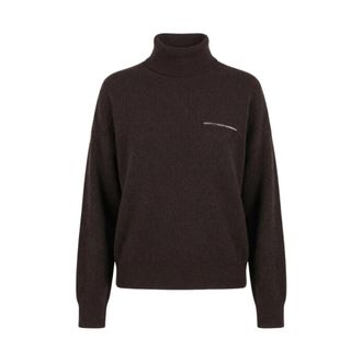 PESERICO Strickpullover mit Rollkragen - - Knitwear - Damen - Braun - L