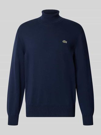Lacoste Regular Fit Pullover aus reiner Baumwolle