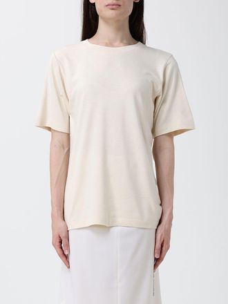 Khaite T-Shirt Femme couleur Jaune Cr&egrave;me