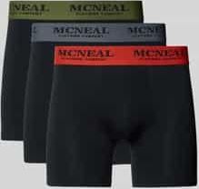 Mc Neal Trunks mit Label-Details im 3er-Pack