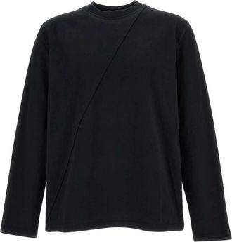 Arte Homme, Sweatshirts et sweats &agrave; capuche, Noir, Taille: S SweaT-shirt &agrave; manches longues