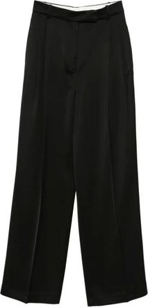 R&oacute;he Femme, Pantalons, Noir, Taille: 44 FR Pantalon Large Tailleur