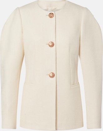 Gabriela Hearst Blazer Daelan en soie et laine