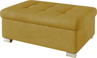 Mirjan24 Hocker Niko gro&szlig; Sitzhocker Polsterhocker Sitzbank Fu&szlig;bank Pouf Farbauswahl (Zoya 13)