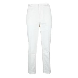 Dondup Ariel Baumwollmischung Hose - - Trousers - Damen - Wei&szlig; - 2XL
