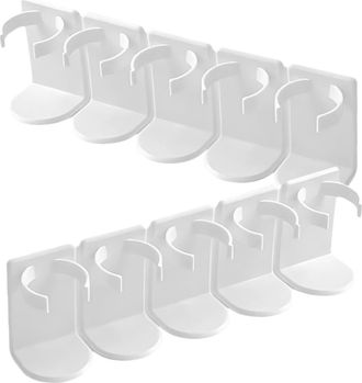 Angoily 2 St&uuml;ck Teiliges Selbstklebendes Wand Organizer Badezimmer Multifunktionaler Zahnb&uuml;rstenhalter und Parf&uuml;m aufbewahrung ohne Bohren Platzsparend Stabil