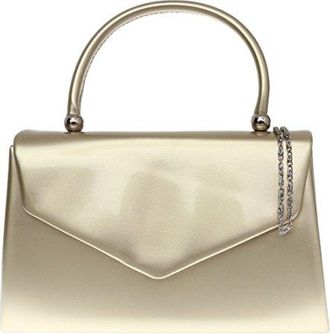 Girly HandBags Femme Top Sac Poignée Brillant normal Or