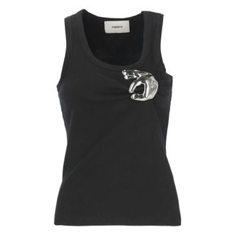 Coperni Femme, Tops, Noir, Taille: 40 FR Hauts sans manches