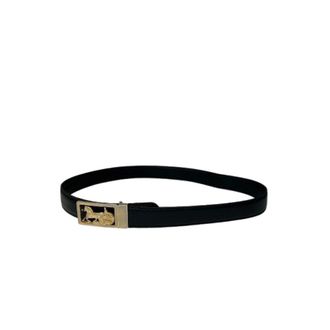 Celine Ceinture &agrave; boucle Cheval et Carrosse Pre-owned - Femme - Pre-owned - Noir - Taille: ONE Size