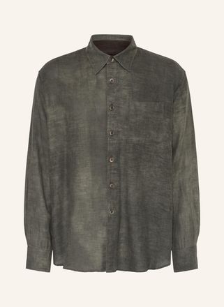 Our Legacy Our Legacy Hemd Above Slightly Oversized Fit gruen