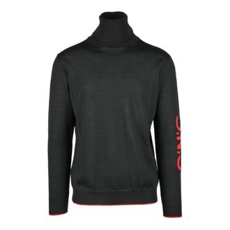 Costume National Stilvoller Strickpullover Mischung Cashmere - - Knitwear - Herren - Schwarzk - L