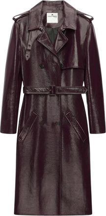 Courr&egrave;ges Vinyl Trenchcoat - - Coats - Damen - Rot - XS