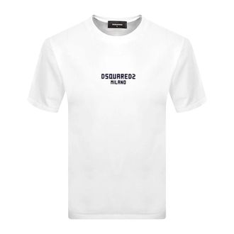 Dsquared2 Herren, Oberteile, Wei&szlig;, LGr&ouml;&szlig;e