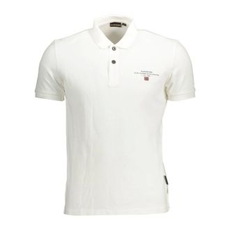 Napapijri Homme, Tops, Blanc, Taille: L Polo &agrave; manches courtes blanc