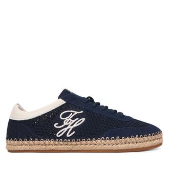 Tommy Hilfiger Espadrilles Tommy Hilfiger Th Heritage Rope Sneaker FW0FW09406 Dunkelblau