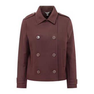 Ralph Lauren Gef&uuml;tterter Mantel - - Coats - Damen - Rot - XS