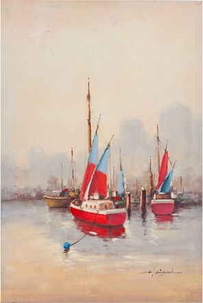 Biscottini International &Ouml;lgem&auml;lde auf Leinwand 60 x 90 cm - Verschiedene Gr&ouml;&szlig;en - Kunst &Ouml;lgem&auml;lde Leinwand - &Ouml;lgem&auml;lde