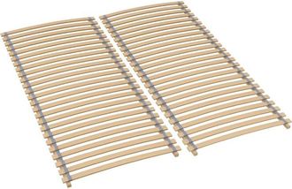 Sleepneo Sleepneo - Lattenrost 160x200, vollständig montiert und gerollt, mit 28 Latten, maximale Belastung 130 Kg