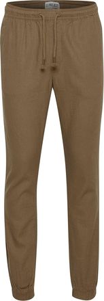11 Project PROeyvind Herren Leinenhose Lange Stoffhose mit Kordeln Regular Fit, Größe:XXL, Farbe:Shitake (181015)