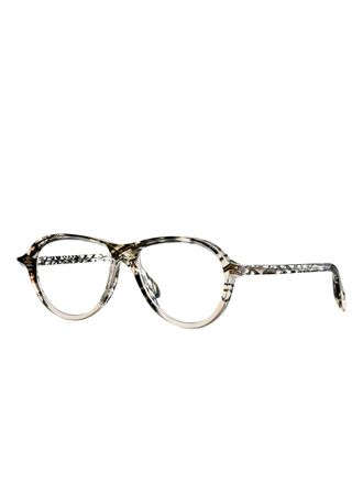 Theo Eyewear Brille mit geometrischem Gestell - Schwarz