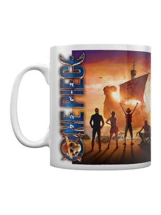 OnePiece Mug SET SAIL (Taille unique) (Orange/Bleu/Blanc)