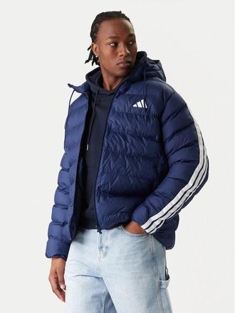 adidas Winterjacke Essentials Climawarm 3-Stripes JX7771 Dunkelblau Regular Fit