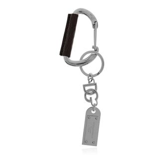 Dolce & Gabbana Metall-Schl&uuml;sselanh&auml;nger mit Logo - - Accessories - Herren - Grau - ONE SIZE