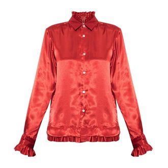 Comme Des Gar&ccedil;ons R&uuml;schenhemd - - Blouses & Shirts - Damen - Rot - XS