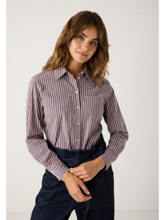 More & More Langarmbluse lange Hemdbluse, Baumwollmix