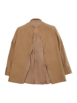 Maison Margiela Boys Jacket Brown Wool Blazers