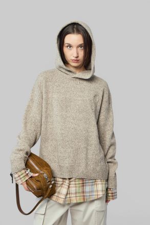Acne Studios Layered Knit Hoodie