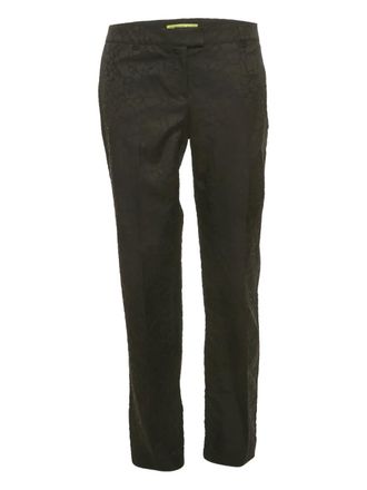 Versace Jeans Couture 44 Jacquard-Hose - Schwarz