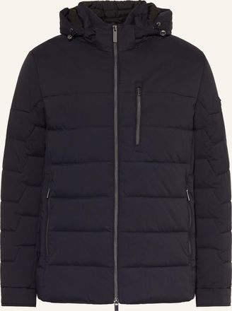 Bugatti Steppjacke Mit Abhnembarer Kapuze blau