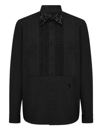 Philipp Plein Smoking-Hemd Skull&Bones